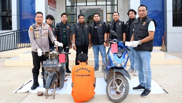 Dua Remaja Beraksi Curi Motor di Pasar Raya Sangatta Kutim, Salah ...