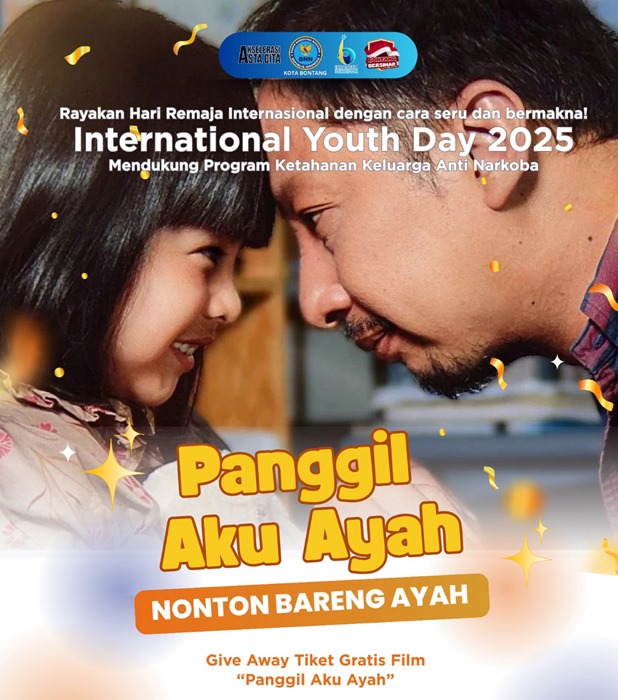 Yuk Ikutan! BNN Kota Bontang Bagikan Tiket Gratis Nonton Film “Panggil Aku Ayah” - Pranala.co